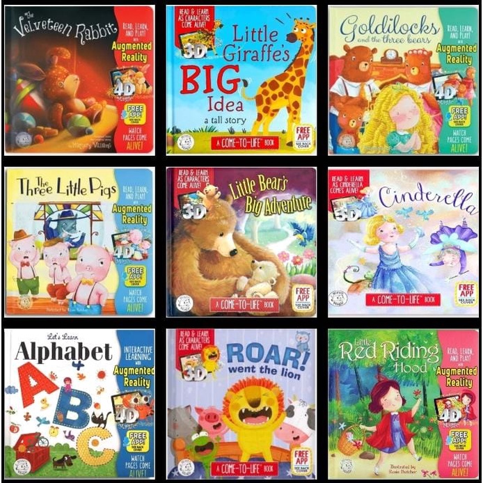 Jual BUKU AJAIB LITTLE HIPPO Red Riding Hood - Alphabet - Cinderella - Little Bear's Big ...