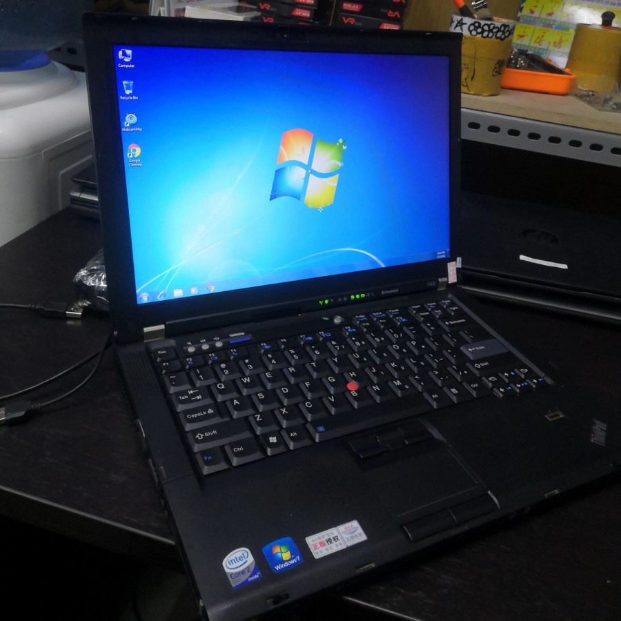 Jual laptop lenovo thinkpad R400 Intel core 2 duo Ram 4gb hdd 320gb win ...