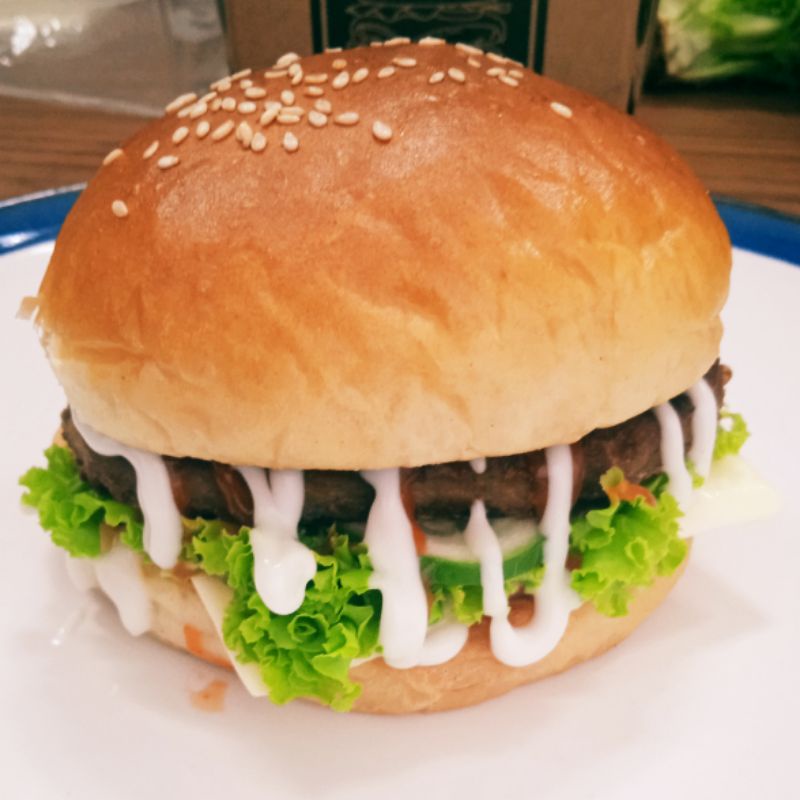Jual BURGER +CHEESE(daging+KEJU)PO 1 hari | Shopee Indonesia