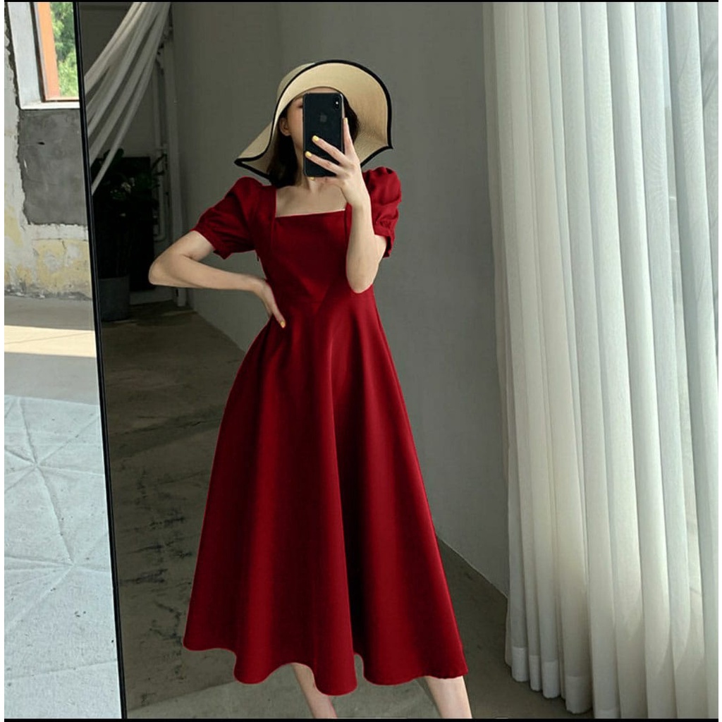 Jual QWFASHION-DRESS NATAL TERBARU-GAUN NATAL TERBARU-DRESS REMAJA ...
