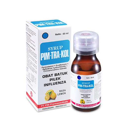Jual PIMTRAKOL Syrup 60 ML Rasa Cherry Dan Lemon - Pim-Tra-Kol Sirup ...
