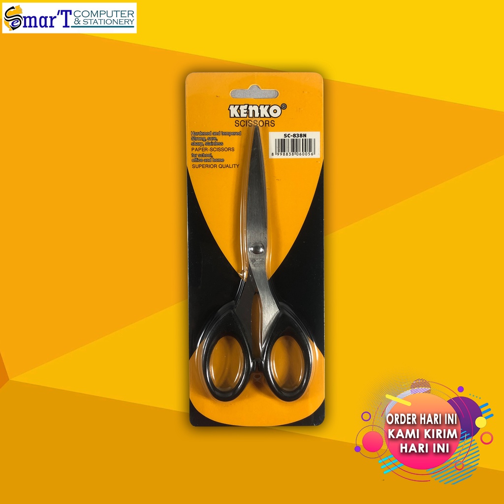 Jual Gunting Sedang / Gunting Ukuran Sedang Kenko 838 | Shopee Indonesia
