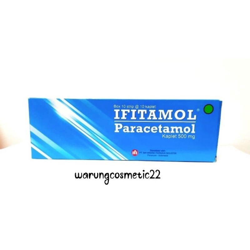 Jual ifitamol Paracetamol 500mg per strip isi 10 kaplet | Shopee Indonesia
