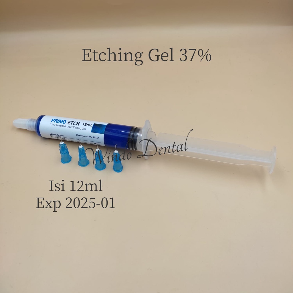 Jual DENTAL ETCHING GEL SUNTIK ETCHA ETSA 37% SYIRINGE PHOSPHORIC ACID ETCH 12ml | Shopee Indonesia