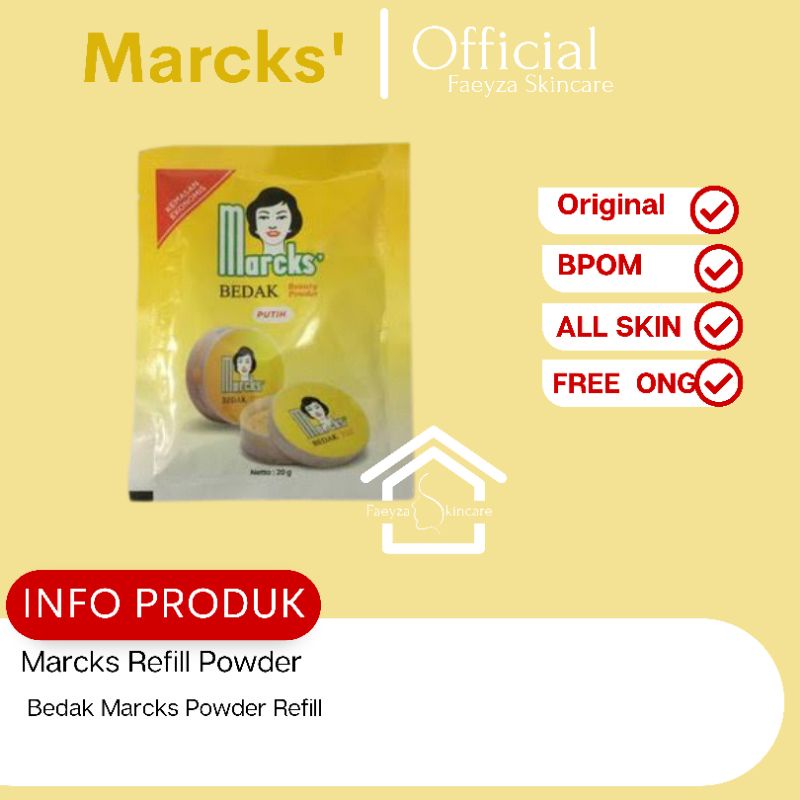 Jual SACHET | Marck's Marcks Active Bedak Tabur Beauty Powder Sachet ...