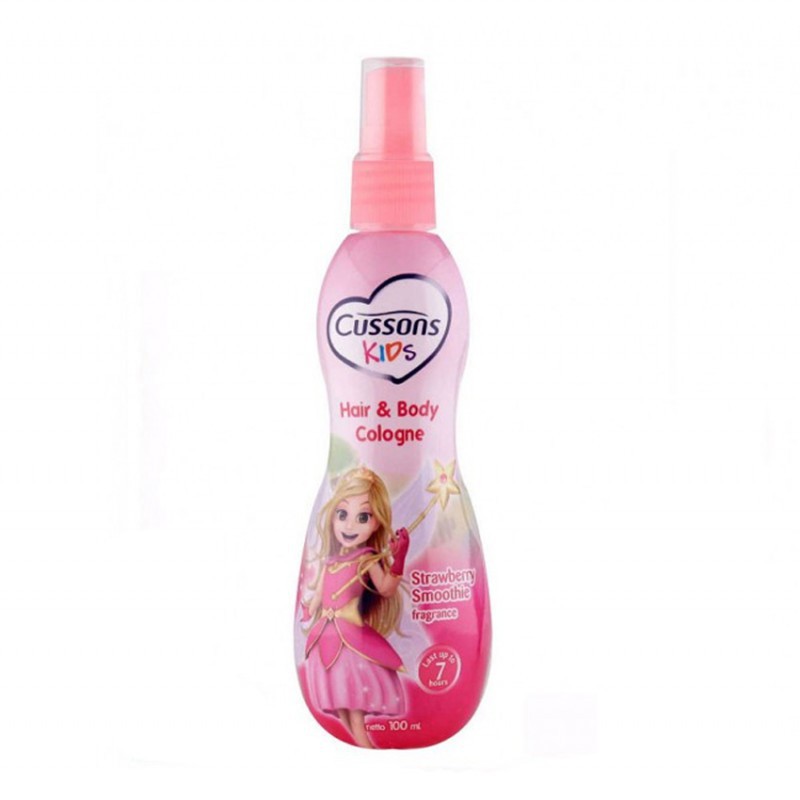 Jual Cussons Kids Hair & Body Cologne Strawberry Smoothie - 100ml ...