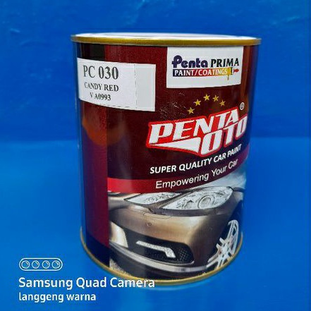 Jual Cat PU Penta Oto PC 030 Candy Red Candytone Merah | Shopee Indonesia