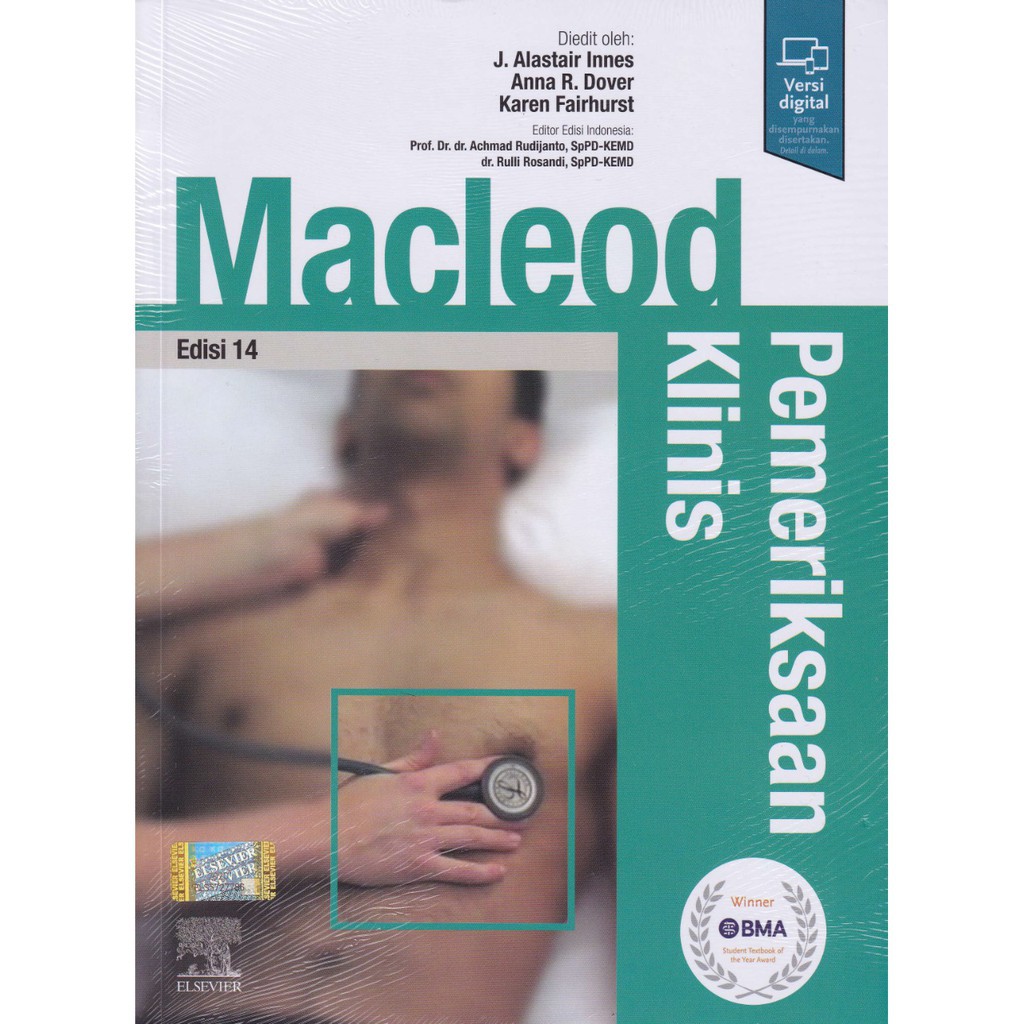 Jual Buku ORIGINAL - Buku Macleod Pemeriksaan Klinis Edisi 14 Elsevier | Shopee Indonesia