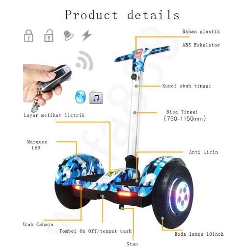 Jual Mini Segway 10 Inch - Hoverboard Smart Balance Wheel With ...