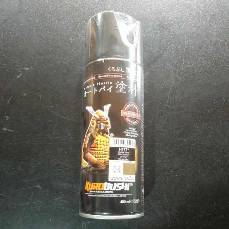 Jual Cat Samurai - H177 Vostok Silver | Shopee Indonesia