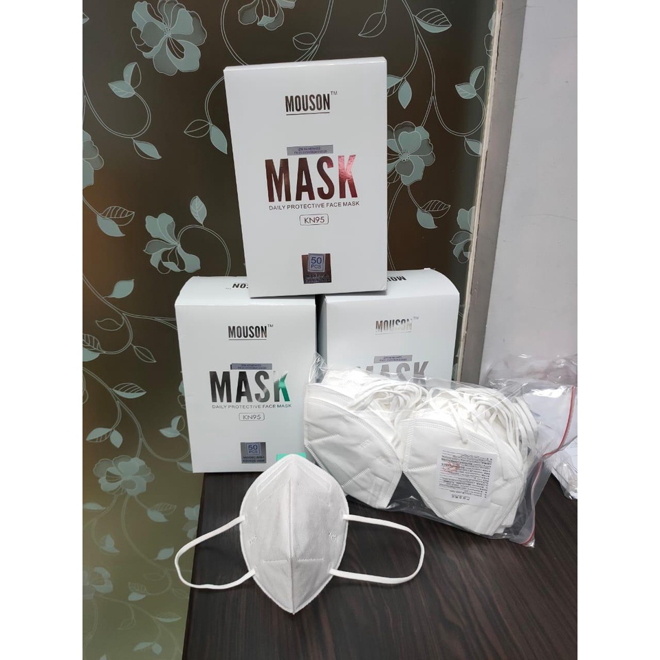 Jual Masker Mouson KN95 5ply Per Box Isi 50 Pcs | Shopee Indonesia