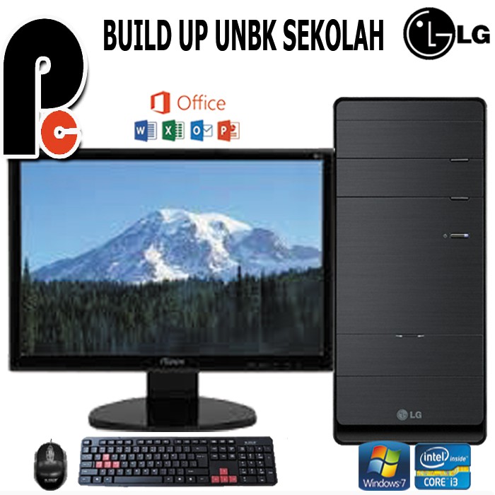Jual PC KOMPUTER BUILD UP OFFICE / SEKOLAH LGA 1155 I3 dan MONITOR 19 ...