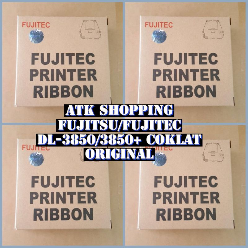 Jual PITA FUJITSU/FUJITEC RIBBON DL-3850/3850+ COKLAT ORIGINAL | Shopee ...
