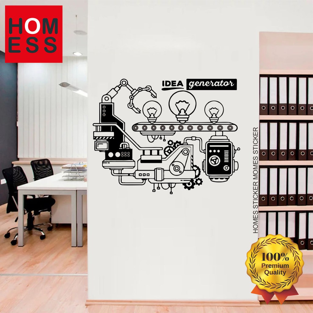 Jual STIKER DINDING IDEA GENERATOR WALL STICKER HIASAN DINDING MOTIVASI ...