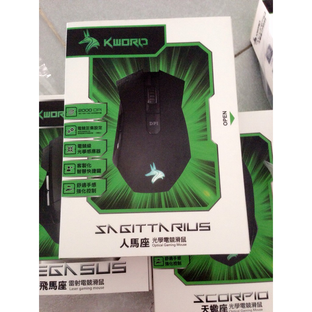 Jual Mouse Gaming Makro Kworld Sagittarius | Shopee Indonesia