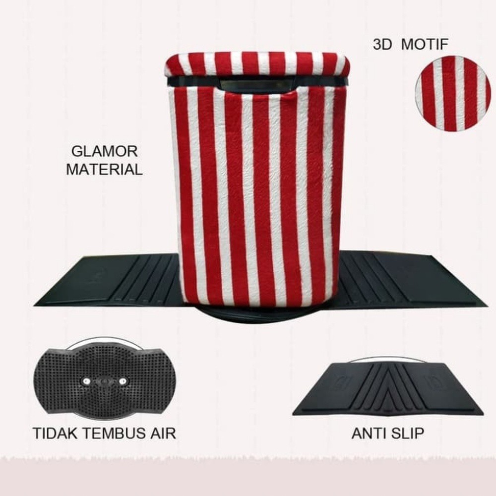 Jual Tempat Sampah Karakter Motif Candy Permen Merah Lucu Bagus ...