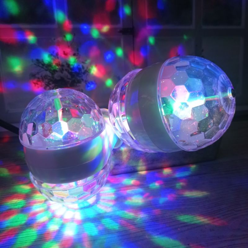 Jual Lampu Led Disco putar fitting Otomatis RGB | Shopee Indonesia