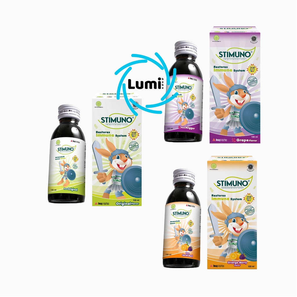 Jual STIMUNO SIRUP MULTIVITAMIN ANAK ORIGINAL JERUK ANGGUR 60ML 100ML ...