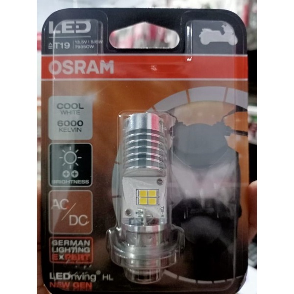 Jual Lampu Utama Motor LED T19 MR K1 OSRAM H6 PUTIH AC/DC-PLUG N PLAY | Shopee Indonesia