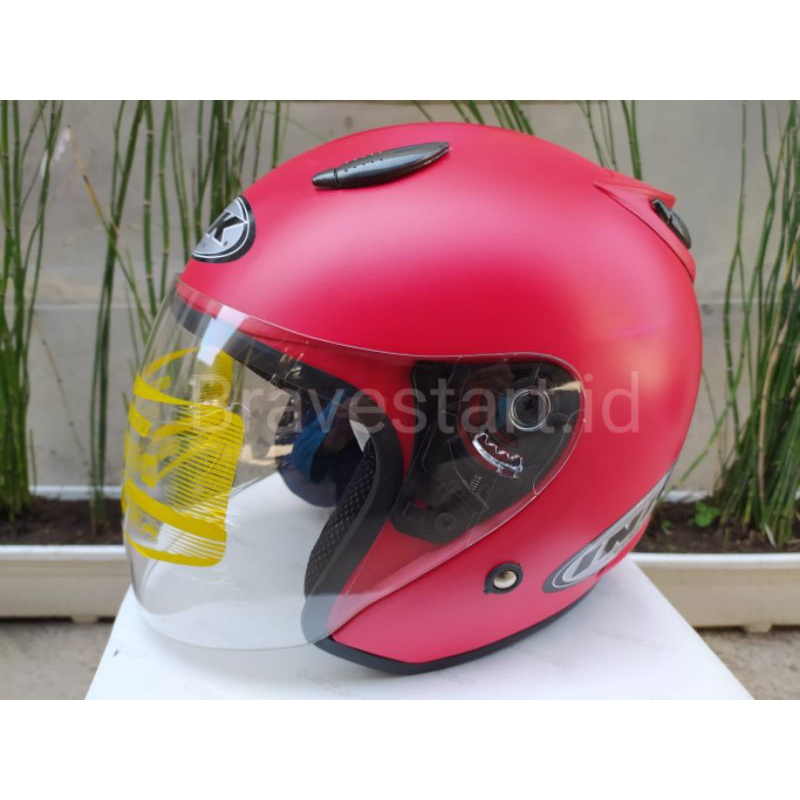 Jual HELM CENTRO BAHAN ABS FREE STIKER FREE BOX PACKING | Shopee Indonesia