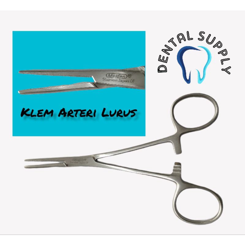 Jual Klem arteri lurus 14cm dan 16cm Rochester Pesan Haemostatic Forcep ...
