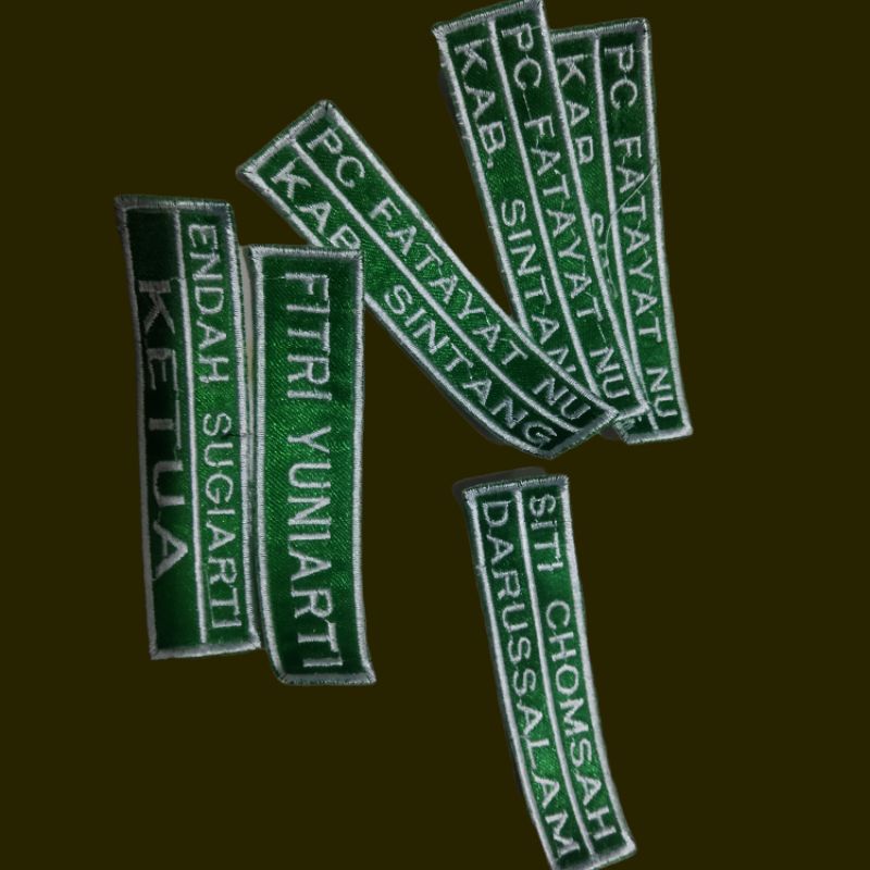 Jual BED BORDIR NAMA, BADGE BORDIR NAMA | Shopee Indonesia