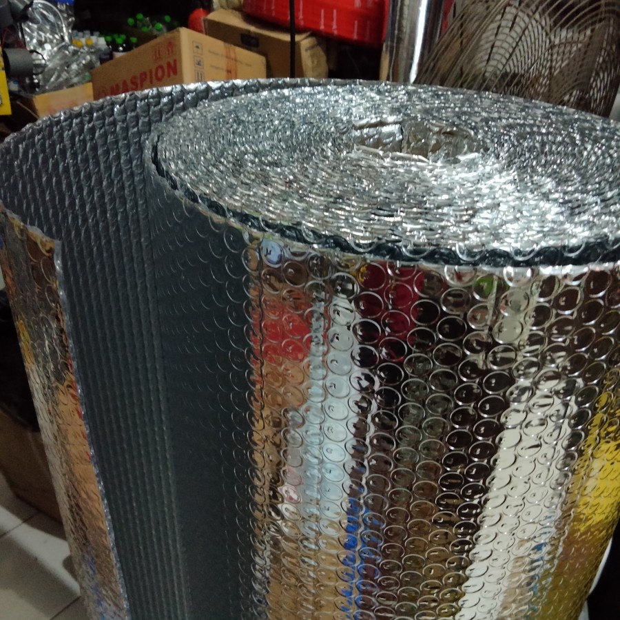 Jual aluminium foil atap rumah dobel ada bubble nya tebal 4 mm lebar ...