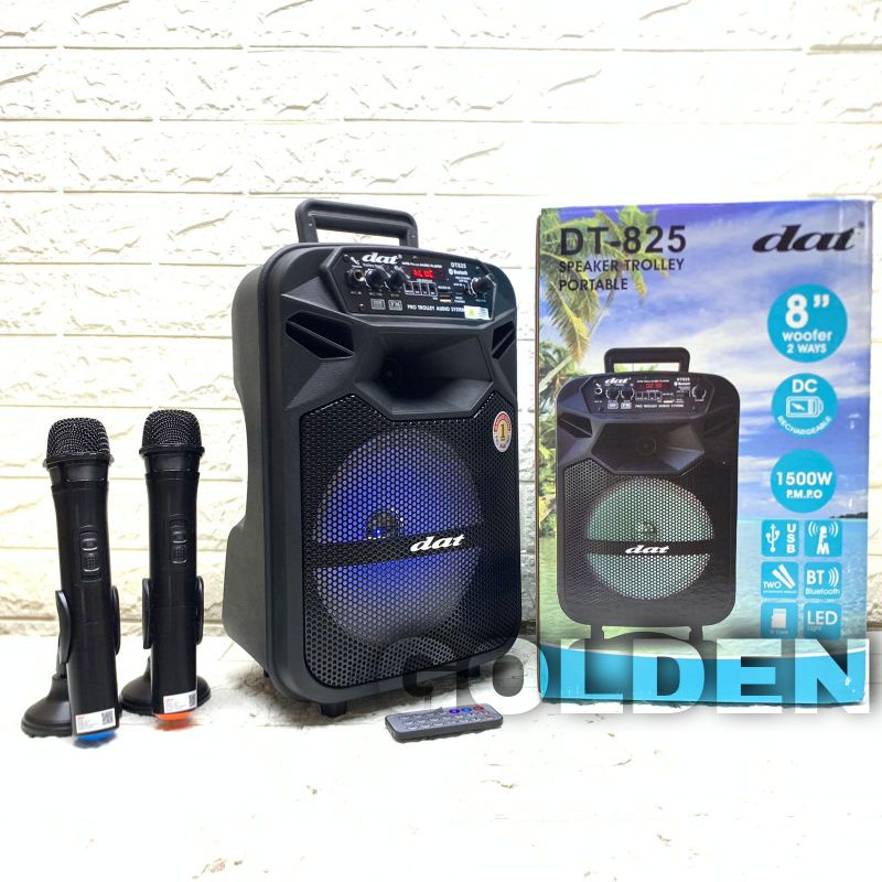 Jual Speaker Portable Wireless Dat DT 825 Original Bluetooth | Shopee Indonesia