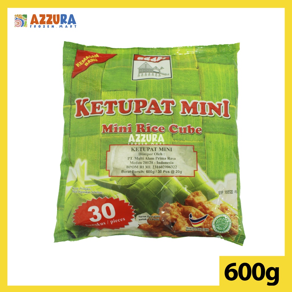 Jual Adabi Ketupat Mini 30pcs' Mini Rice Cube (exp: Juni 2025) | Shopee ...