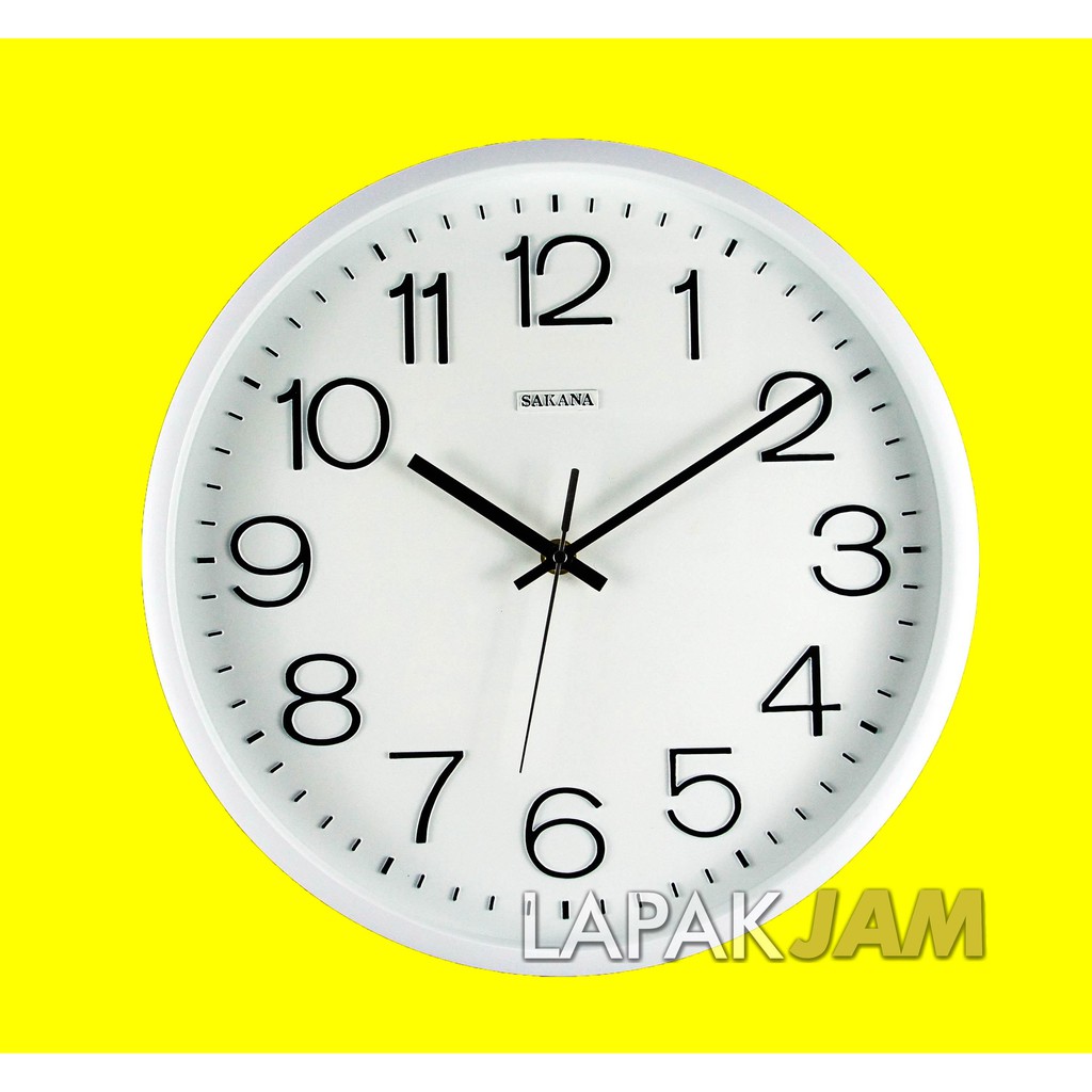 Jual Jam Dinding Kantor Polos Besar Minimalis Wall Clock Bagus Elegan ...