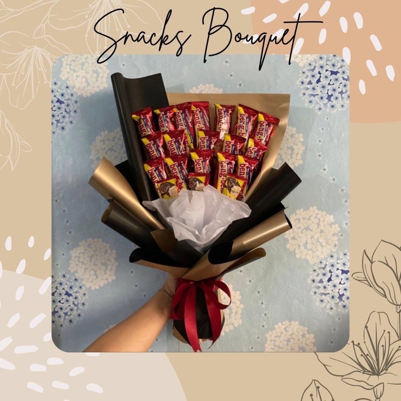 Jual [READY] Snack Bouquet, Buket Makanan (Buket Snack V2) | Shopee ...