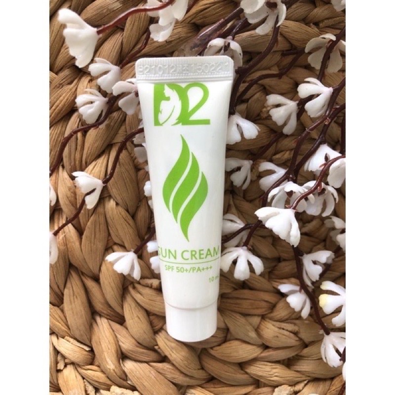 Jual Sun Cream SPF 50+/PA+++, sunblock wajah D2 Korea Sunscreen 10ml ...