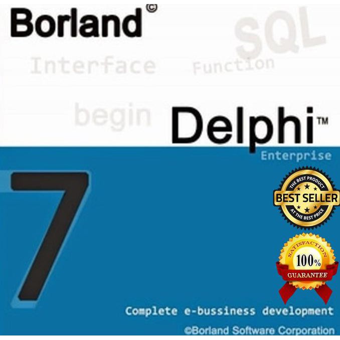 Jual Borland Delphi 7 Enterprise Full Versi DVD Software SPECIAL | Shopee Indonesia