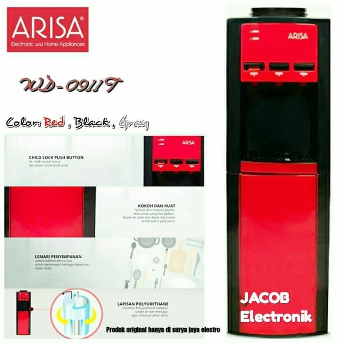 Jual SDRE84 Dispenser Galon Atas Arisa ( bukan miyako- sanken-denpo ...