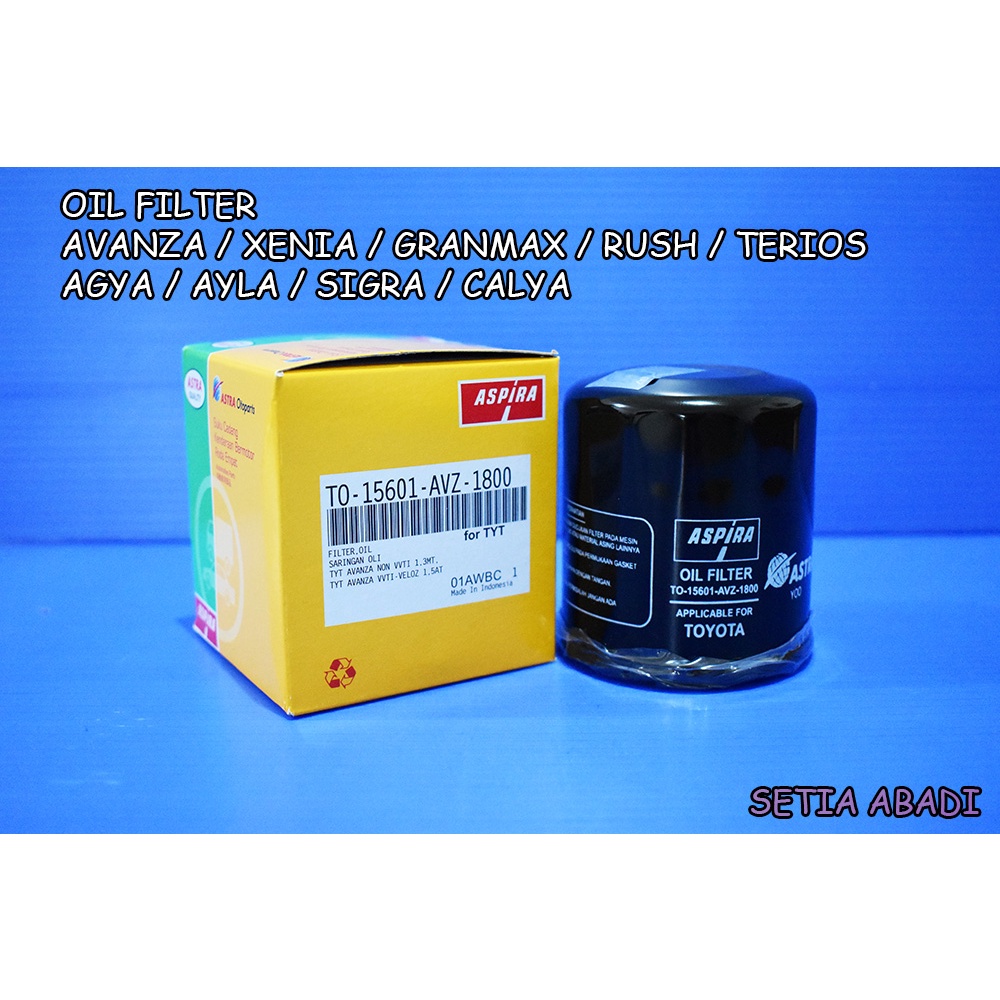 Jual OIL FILTER / FILTER OLI / SARINGAN OLI AVANZA / XENIA / GRANMAX ...