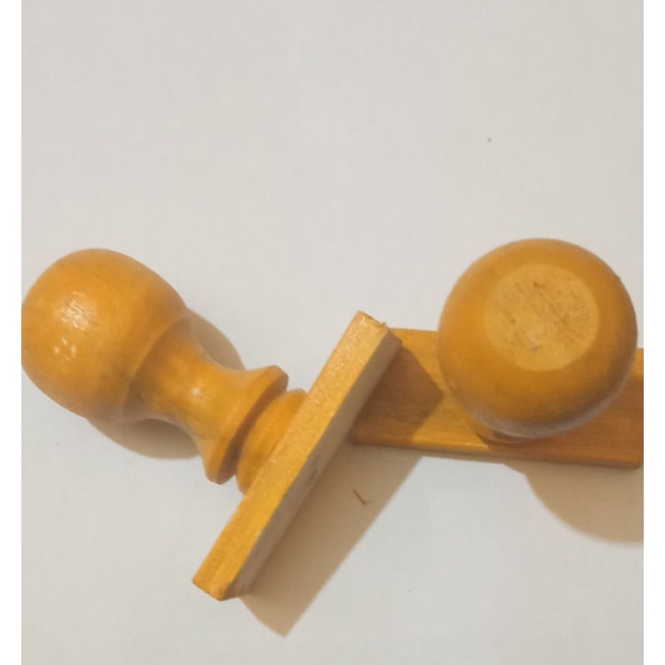 Jual stempel kayu otomatis isi tinta stempel custom gagang kayu isi ...