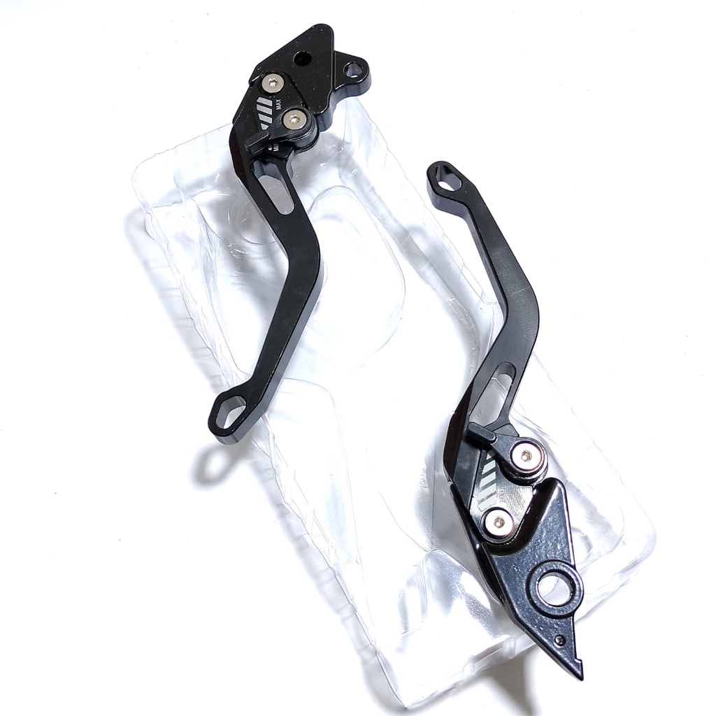 Jual HANDLE REM BEAT DELUXE LED / SCOOPY R12 / VARIO 150 NEW HITAM CNC ...