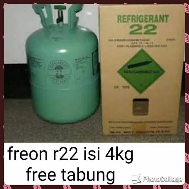 Jual R22 freon ac r 22 isi 4 kg hemat freon r22 free tabung | Shopee ...
