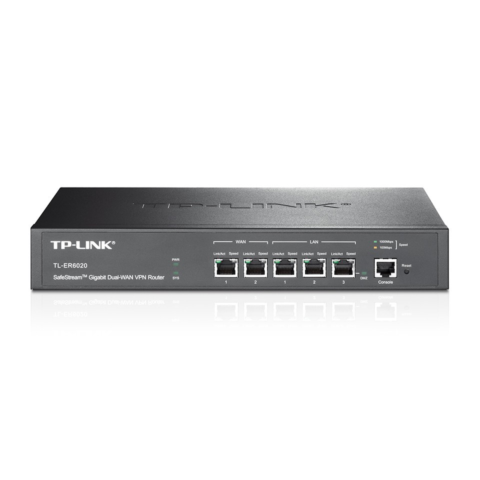 Jual TP-Link TL-ER6020 SafeStream Gigabit Dual-WAN VPN Router | Shopee ...