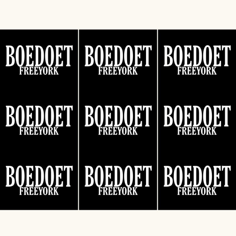 Jual STIKER BOEDOET FREEYORK STIKER BOEDOET BASIS 63 SON | Shopee Indonesia