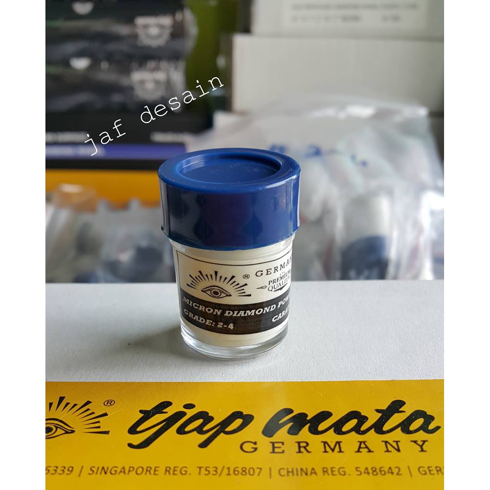 Jual Lapidary Serbuk Intan Kualitas Premium isi 50 Carat merk Tjap mata ...