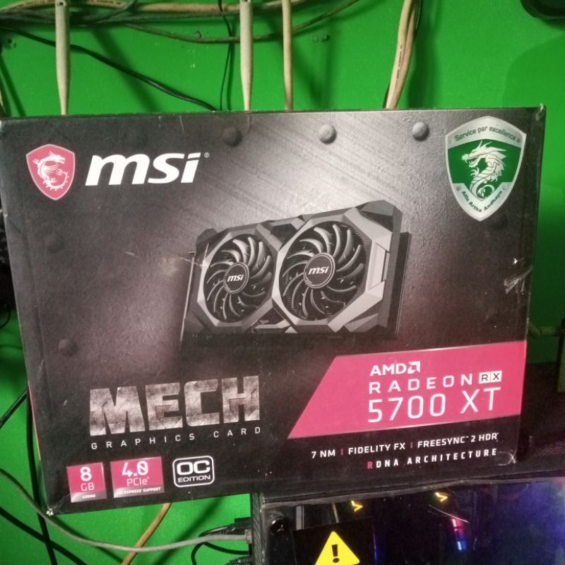 Jual MSI RX 5700 XT MECH OC 8GB GDDR6 5700XT 8GB 256BIT VGA CARD AMD ...