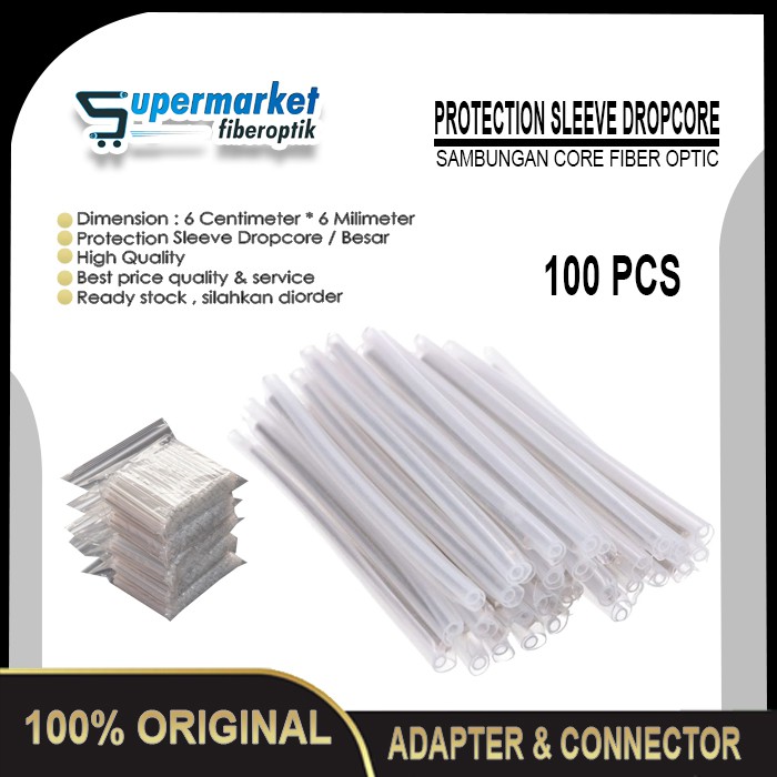 Jual Protection Sleeve Dropcore 6CM 6MM Fiber Optik Ftth Protection ...