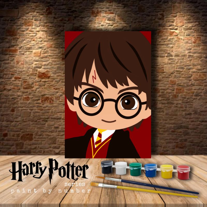 Jual PAINT BY NUMBER , Harry Potter Paint By Number , melukis DIY ...