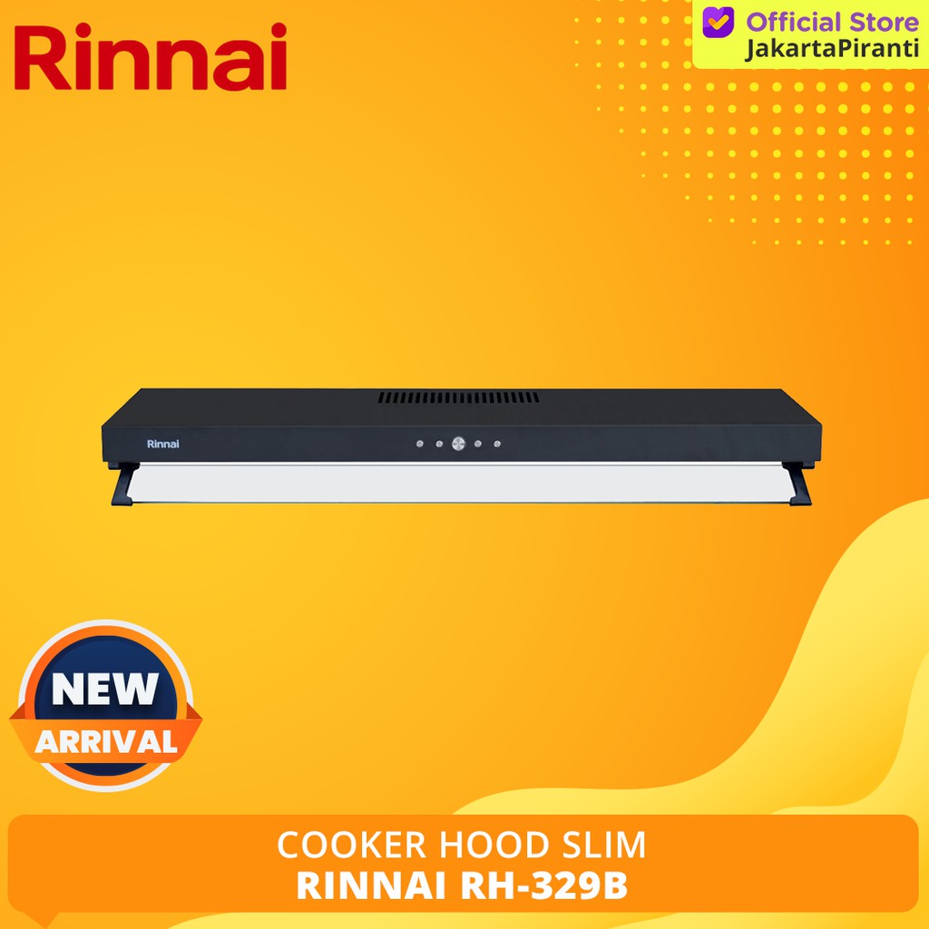 Jual Cooker Hood Rinnai RH-329B Slim Hood Penghisap Asap Kompor | Shopee Indonesia