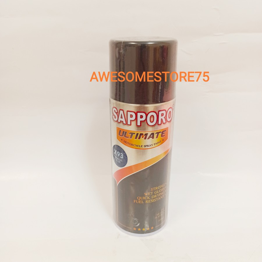 Jual SAPPORO ULTIMATE ** X93 XIRALLIC BLUE Biru Cat Semprot Pilox Pylox | Shopee Indonesia