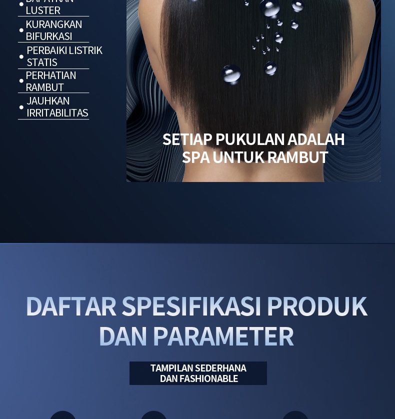 Jual Abeni Hair Dryer ion negatif Pengering Rambut 850W Kecepatan ...