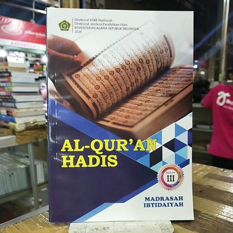 Jual BUKU PAKET AL QURAN HADIS UNTUK KELAS 3 MADARASAH IBTIDAIYAH. | Shopee Indonesia