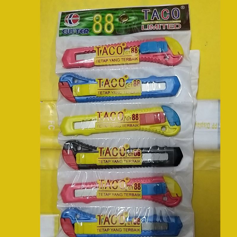Jual PISAU CUTTER TACO ct88 PER 1 LSN | Shopee Indonesia