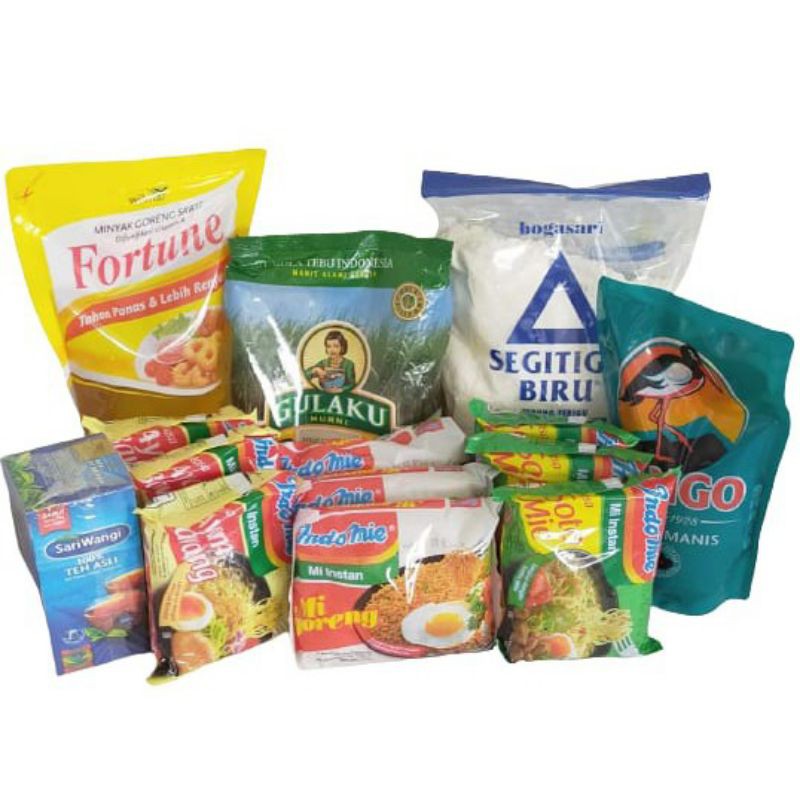 Jual PAKET SEMBAKO HEMAT MURAH PARCEL KEBUTUHAN POKOK SEHARI HARI ...